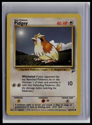 Pokemon Base Set 2 #057/102 Pidgey R5813 | eBay