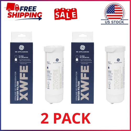 2 Pack - Genuine GE XWFE Refrigerator Water Filter With RFID Chip | eBay