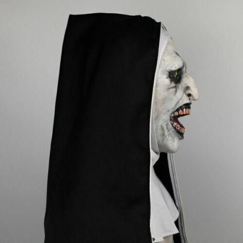 The Nun Valak Mask Cosplay The Conjuring Scary Mask Full Head Christmas ...
