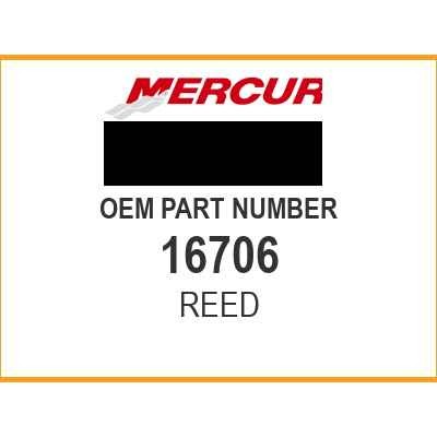 Mercury REED 16706 OEM NEW | eBay