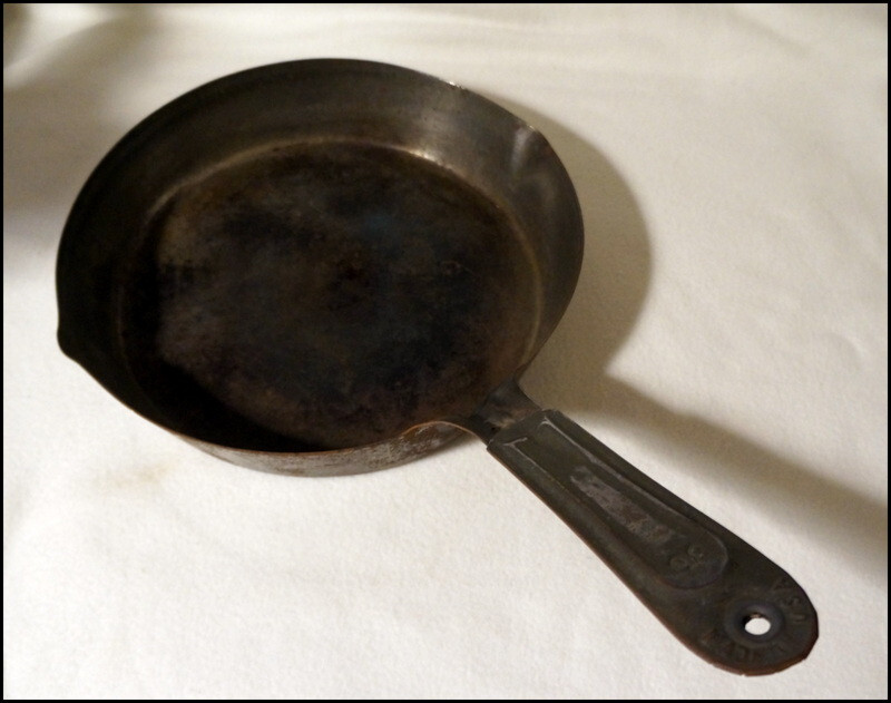 Vintage Metal Cowboy Campfire Frying Pan/Skillet #80 (11 in) USA Made # ...