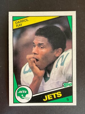 Darrol Ray 1984 Topps Football Card #155 - New York Jets Safety - NM | eBay