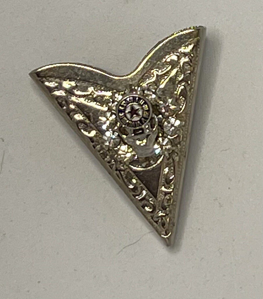 BPOE Elks Collar or Belt Tip with 10 Diamonds and Elks Logo | eBay