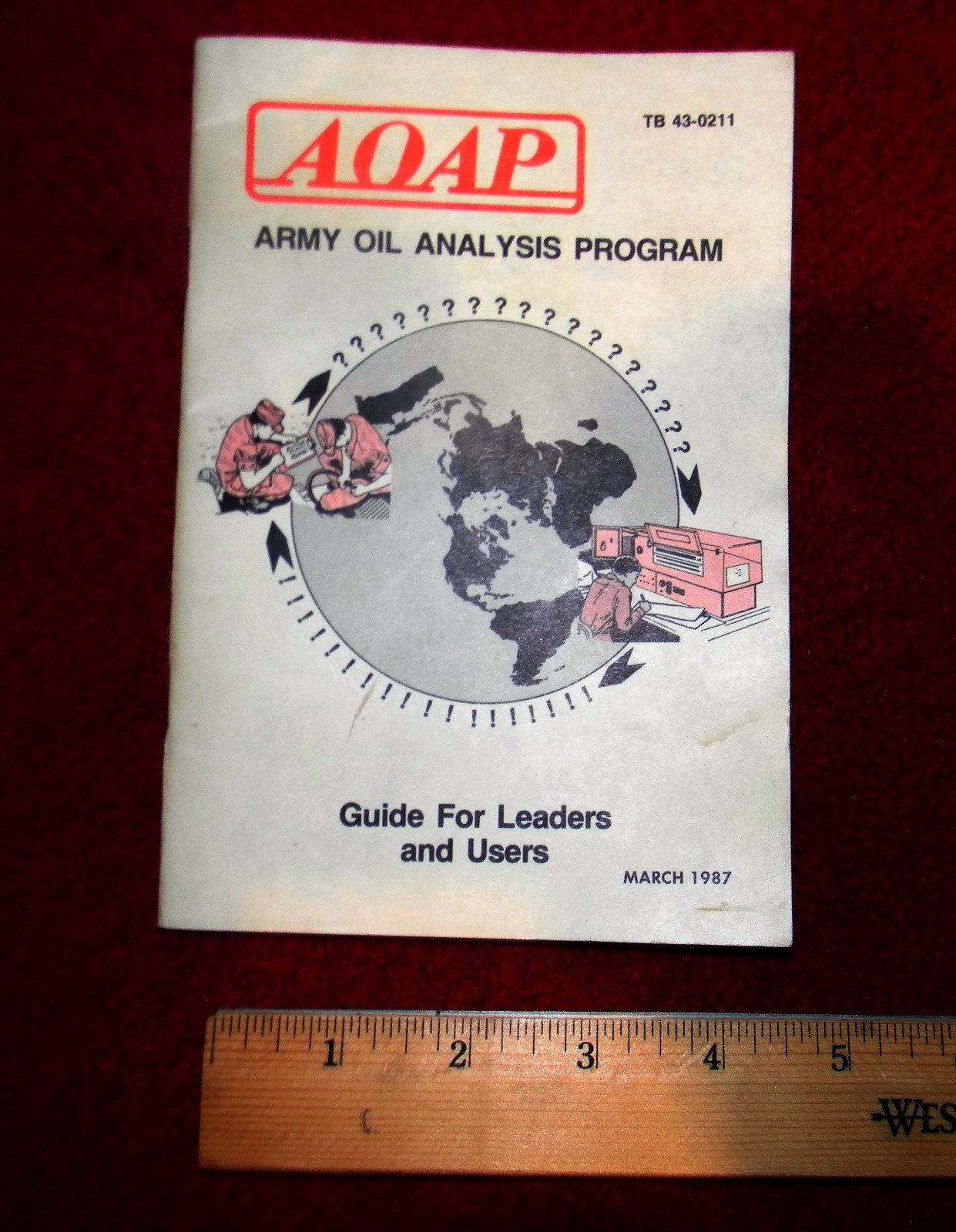 1987 ARMY OIL ANALYSIS PROGRAM AOAP Guide for Leaders & User TB 43-0211 ...