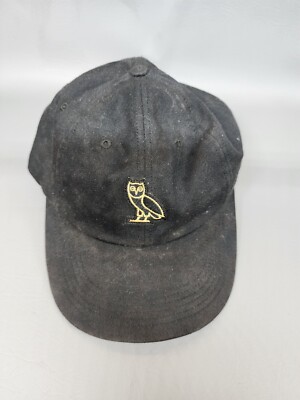 OVO Hat Golden Owl Black Drake October's Very Own Baseball Adjustable ...