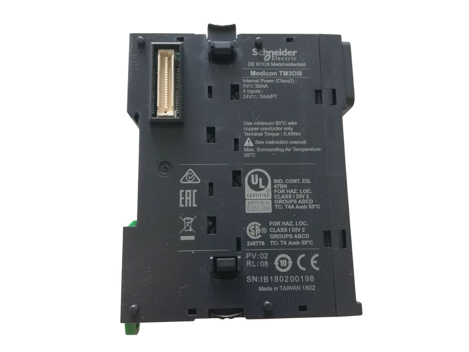 Schneider Electric TM3DI8 Modicon, 8 digital inputs, Signal module for sale online | eBay