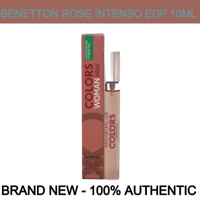 NEW Benetton Colors de Benetton Woman Rose Intenso Eau de Parfum .34 oz ...