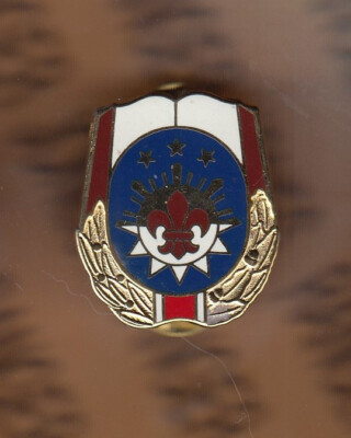 US Army Medical Center MEDDAC Fort Irwin Ca. crest DUI ~1" badge c/b V ...