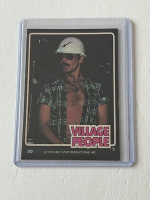 1979 Donruss VILLAGE PEOPLE Homosexual Male LGBTQ Interest 33 David ...