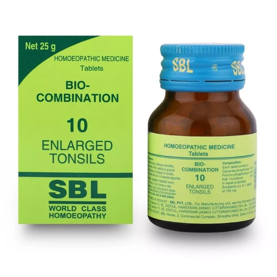 🌿 25g x 5 SBL Bio-Combination 10, Natural Remedy for Tonsillitis ...