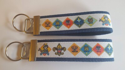 Scouts 6" Key chain Key Fob Wrist Strap Key Ring Gift Strong Boys Girls ...