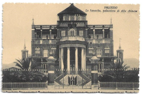 CARTOLINA DI PALERMO ,LA FAVORITA - PALAZZINA DI STILE CINESE - 1919 | eBay