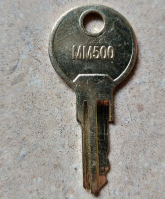 MM500 Cash Drawer Key Fits M-S EP-127 EP-125, NCR, or Radiant Systems ...