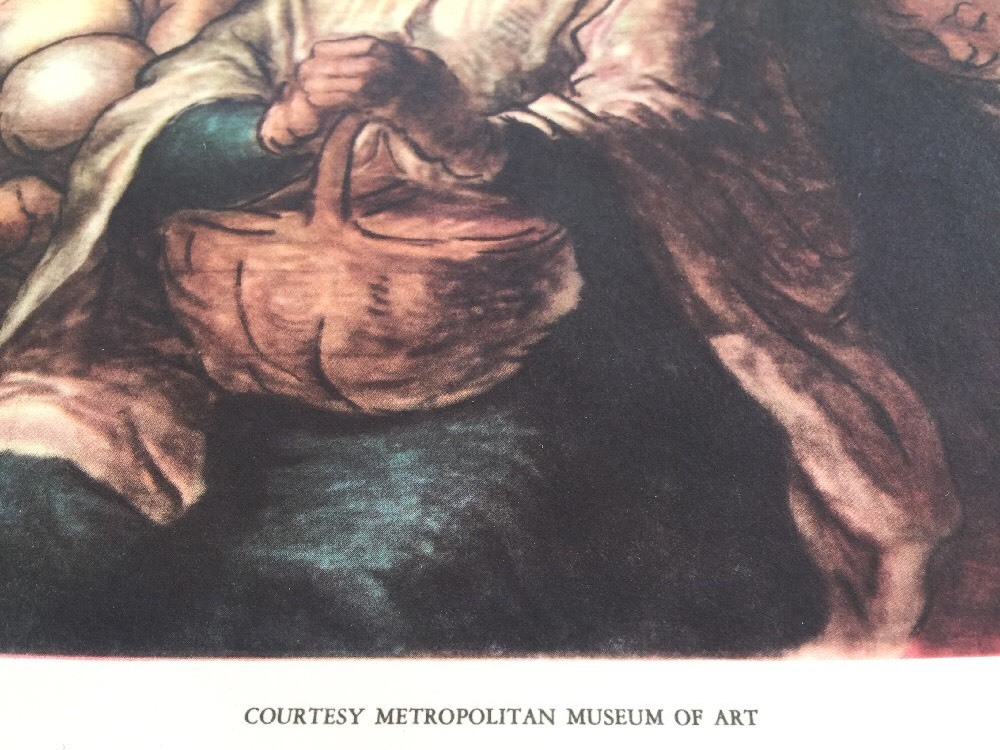 Daumier The Third Class Carriage