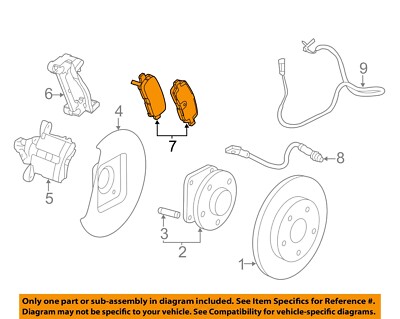 GM OEM Brake-Rear Pads 22846359 | eBay