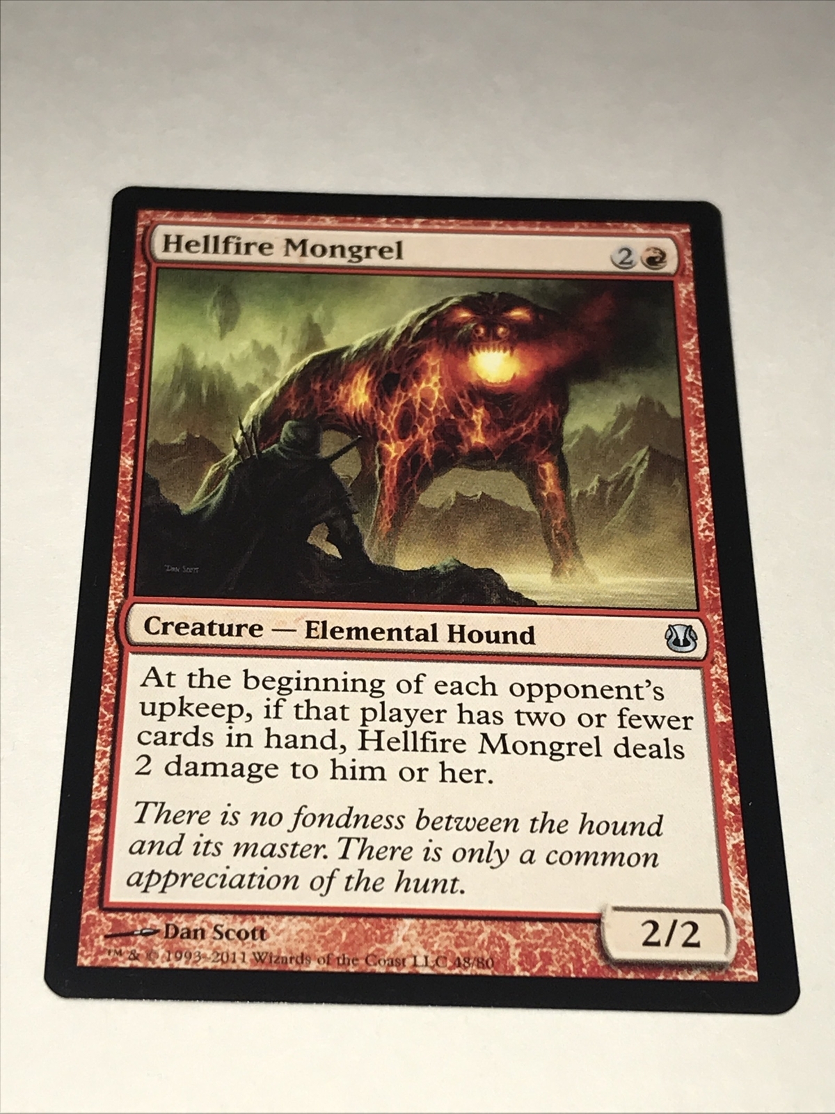Magic the Gathering Hellfire Mongrel Card | eBay
