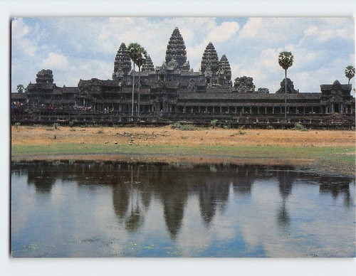 Postcard Angkor Wat Temple Cambodia | eBay