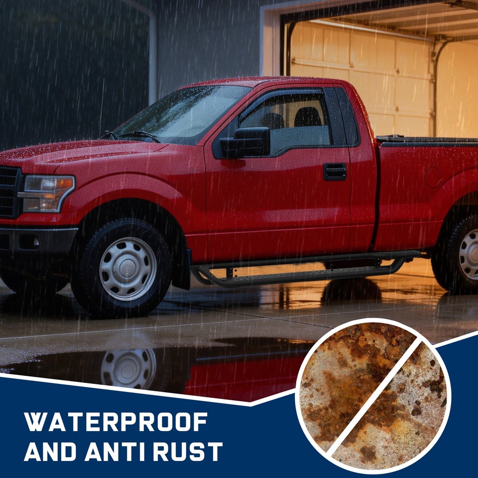 BXQ Nerf Bars FOR 99-16 FORD F250 F350 F450 Regular Cab Side Running ...