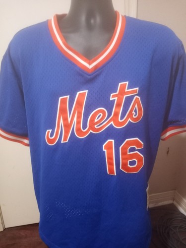 Mitchell and Ness NY Mets Dwight Gooden #16 1986 Authentic Jersey Sz 48 ...