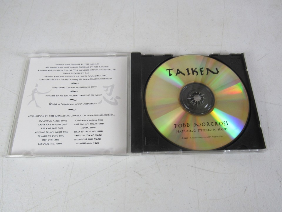 Taiken CD Todd Norcross Stephen K Hayes Modern New Age Japanese Martial ...