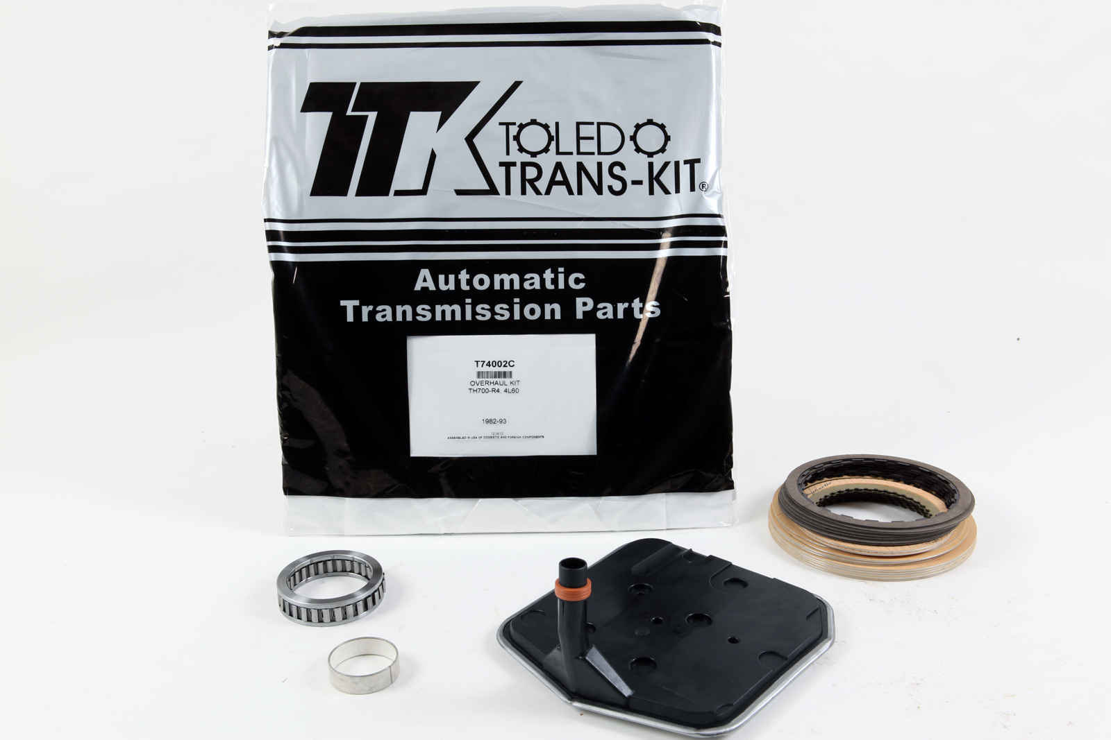 GM 700R4 4L60 TRANSMISSION OVERHAUL REBUILD KIT 1982-1986 RAYBESTOS GM ...