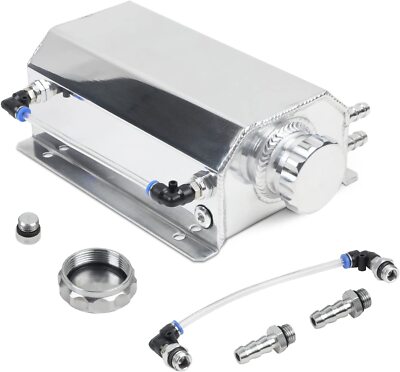 2L Aluminum Radiator Coolant Overflow Water Bottle Expansion Reservoir ...