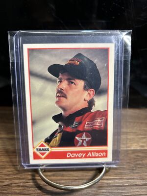 1992 Traks Race Products Davey Allison Card #156 Texaco-Havoline #28 ...