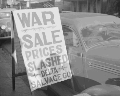 Mississippi War Sales Prices Slashed Car Sales Vintage Old Photo 8.5x11 ...