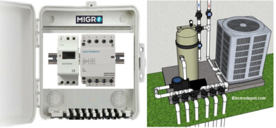 4 Pole Timer 7 Day 24H, 4 Circuit Time Sw 40Amp 110V 120V, 50A, 40A ...
