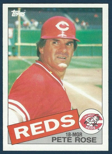1985 Topps #600 Pete Rose - Cincinnati Reds - NM or better | eBay