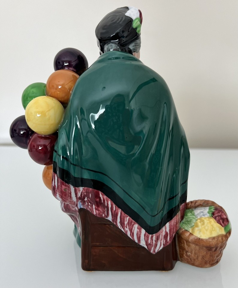 Royal Doulton The “Old Balloon” Seller Lady HN 1315 7.5" Made in ...