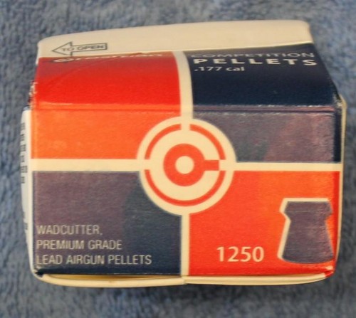 Crosman 71250 Competition Wadcutter Pellets .177 Cal, 7.4 Grain, 1250 ...