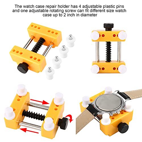 Watch Battery Replacement Tool Kit 9 Pcs Professional Watch Back ...