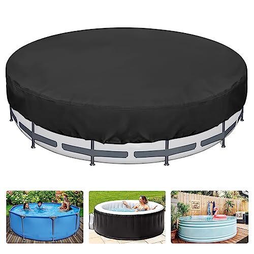 80 inch Round Pool Cover, Pool Covers for Above Ground Pools, 80.7"Dia ...