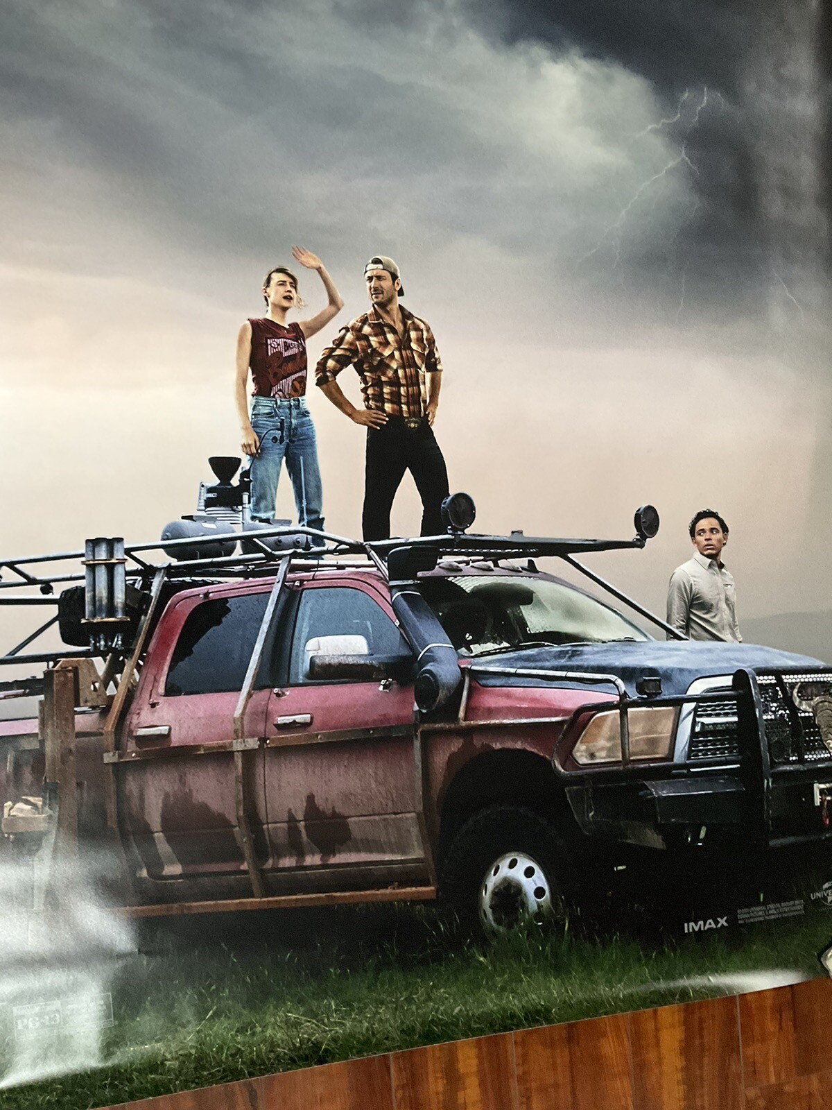 TWISTERS 2024 Glen Powell Universal Orig.D/S Bus Stop Movie Poster ...