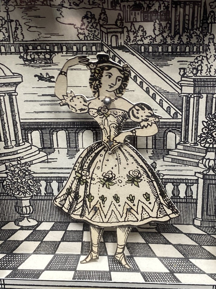 Automata Music Box Columbine Lady Dancer Petit Theatre Boutique ...