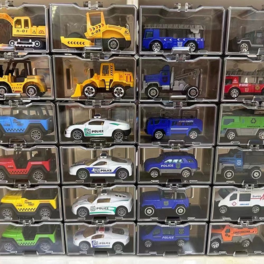 With Handle Display Box 1/64 Diecast Model Car Display Rack Toy Display ...
