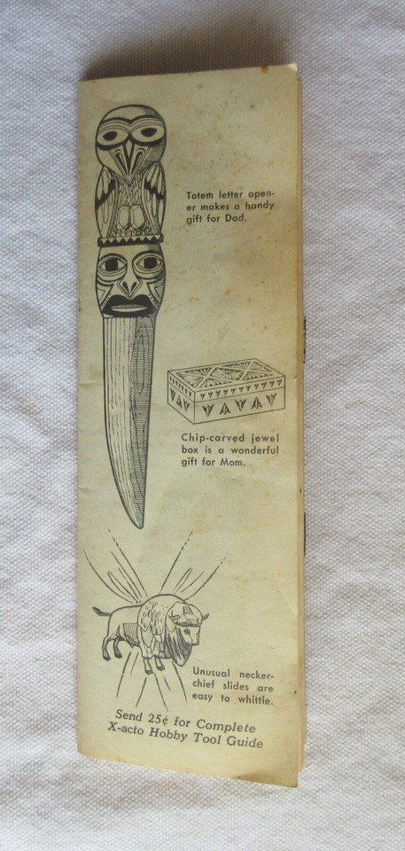 Vintage X-ACTO Deluxe Craft Tool Set / Kit plastic slide lid with ...