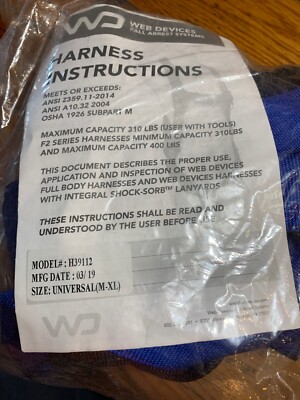 Safety Harnesses - Fall Arrest Systems