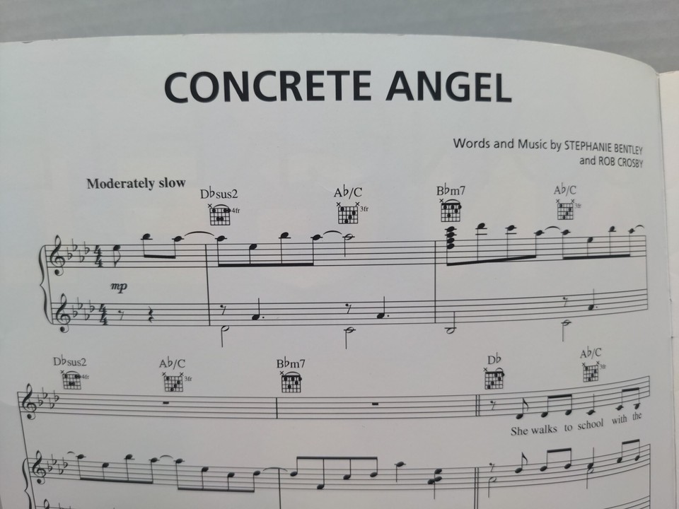 Concrete Angel Sheet Music Martina McBride Piano Guitar Vocals 2000s ...