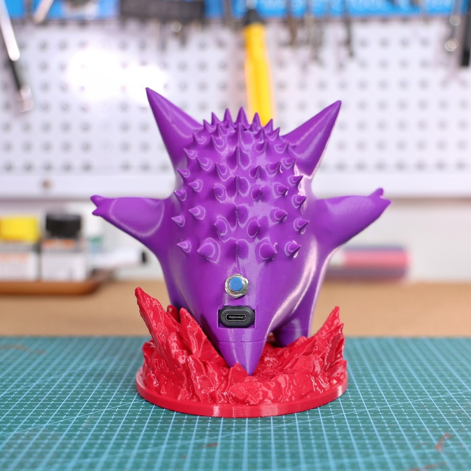 Gastly 3D Printed Pokemon Luminous New Ver Humidifier Cool Desk Decor ...