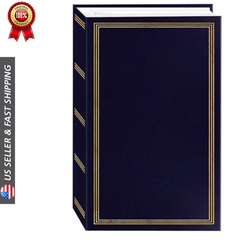 Pioneer Photo Albums STC-504 Navy Blue Photo Album, 504 Pockets 4"x6 ...