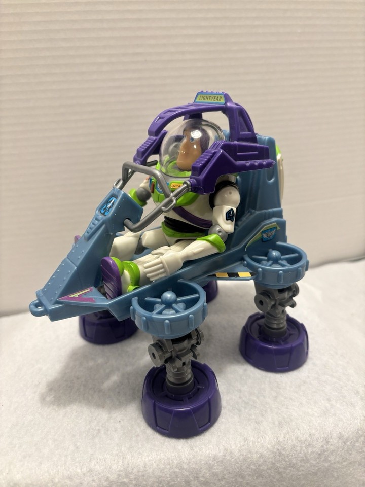 Disney Pixar Toy Story Buzz Lightyear + Cosmic Lander Space Vehicle ...