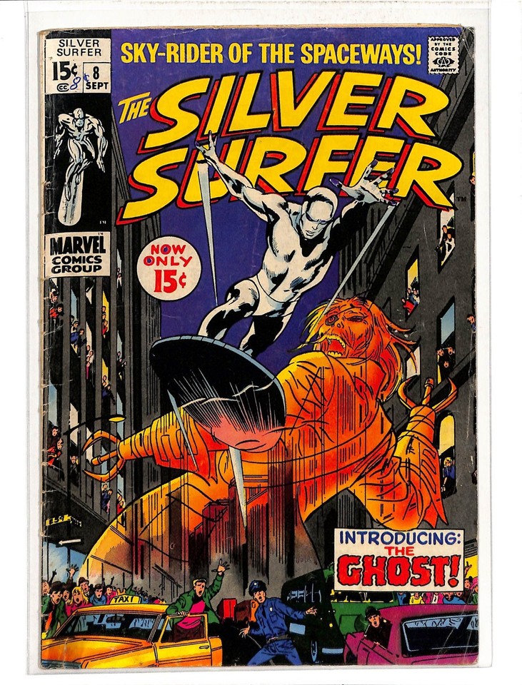 Silver Surfer #7, 8, 11, 13 Early Bronze Age Lot X4 Buscema Art (KC) 57 ...