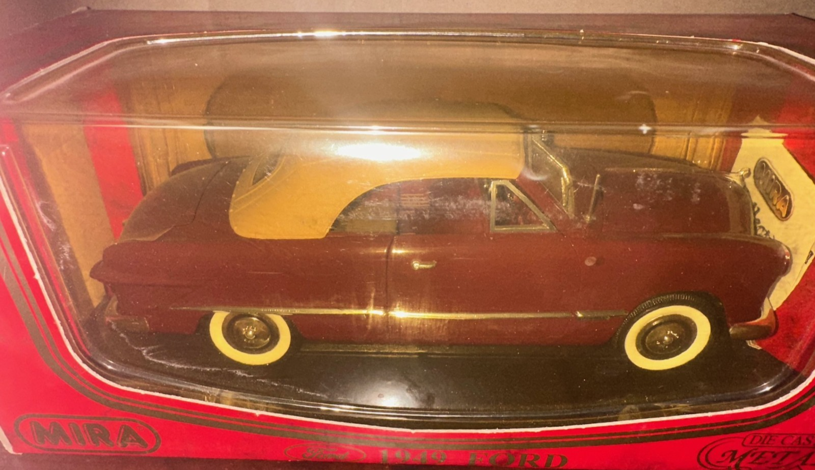 Mira Golden Line 1/18 1949 Ford Sedan Maroon #6253 #726* | eBay
