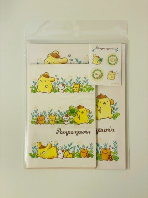 [Private Listing] Sanrio Stationery Pompompurin Letter Set 8 papers 4 ...