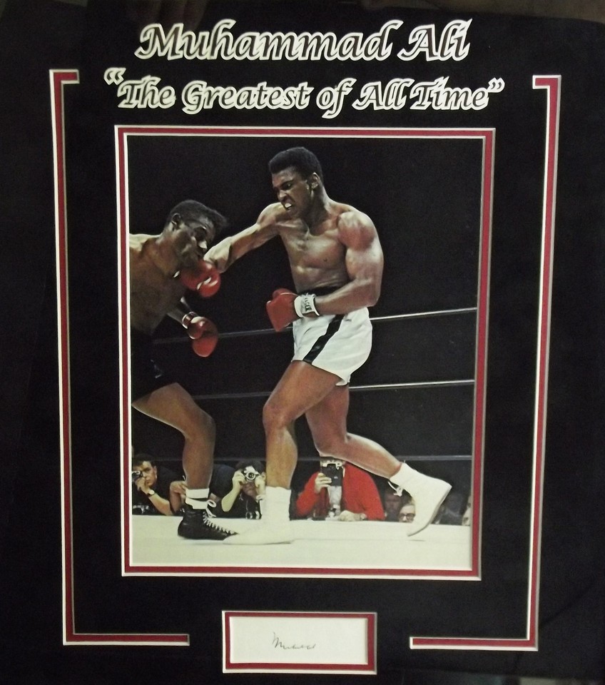 Muhammad Ali Boxing Legend Three Time Heavyweight Champ Autograph ...