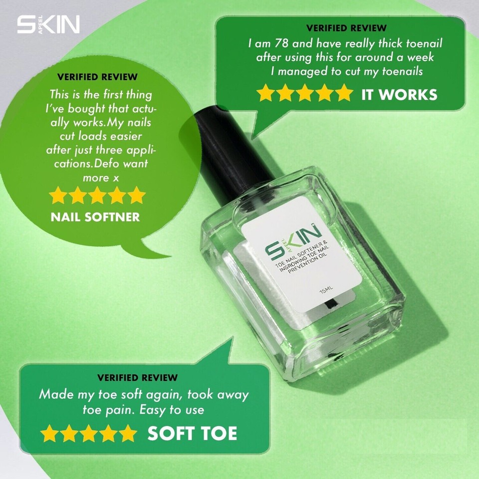 Toe Nail Softener Softens Ingrown Toenail Treatment Oil for Hard Thick ...