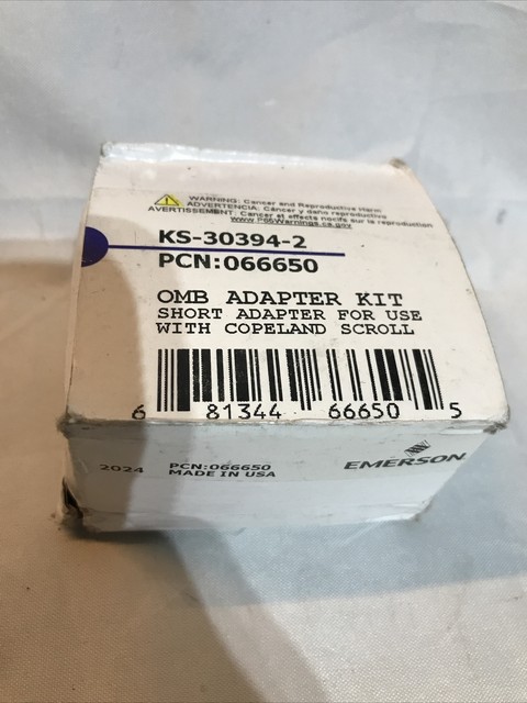 Emerson OMB Adapter Kit Short for Copeland Scroll - Part # Ks-30394-2 ...