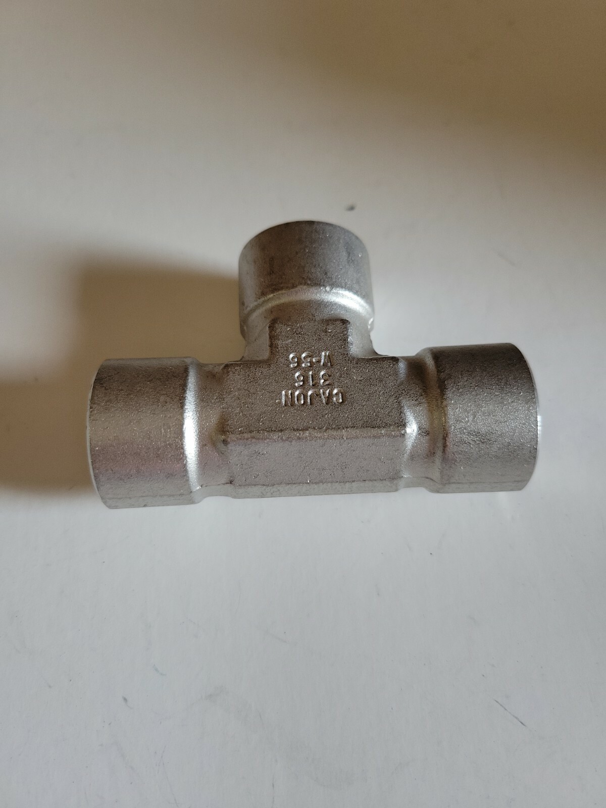 Hydraulic 3/4" JIC Union Tee, 3 WAY- 316 Stainless Steel *NEW* CAJON ...